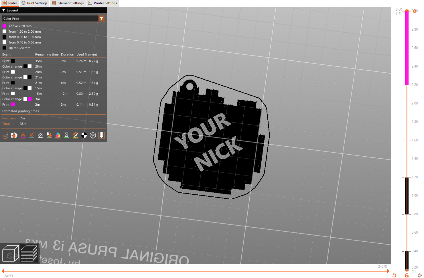 Hello Kittie Pixel Keychain + Your TEXT / Brelok Hello Kittie ala Pixel ...