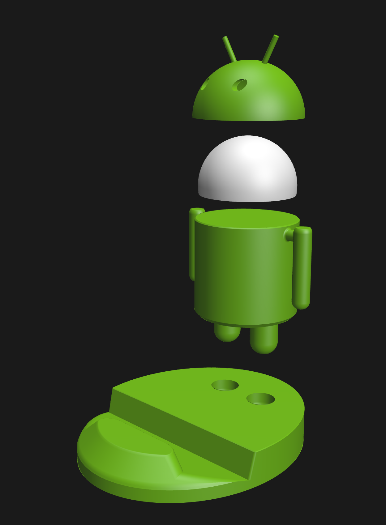 Android phone stand by Luis M. Gallardo D. | Download free STL model ...