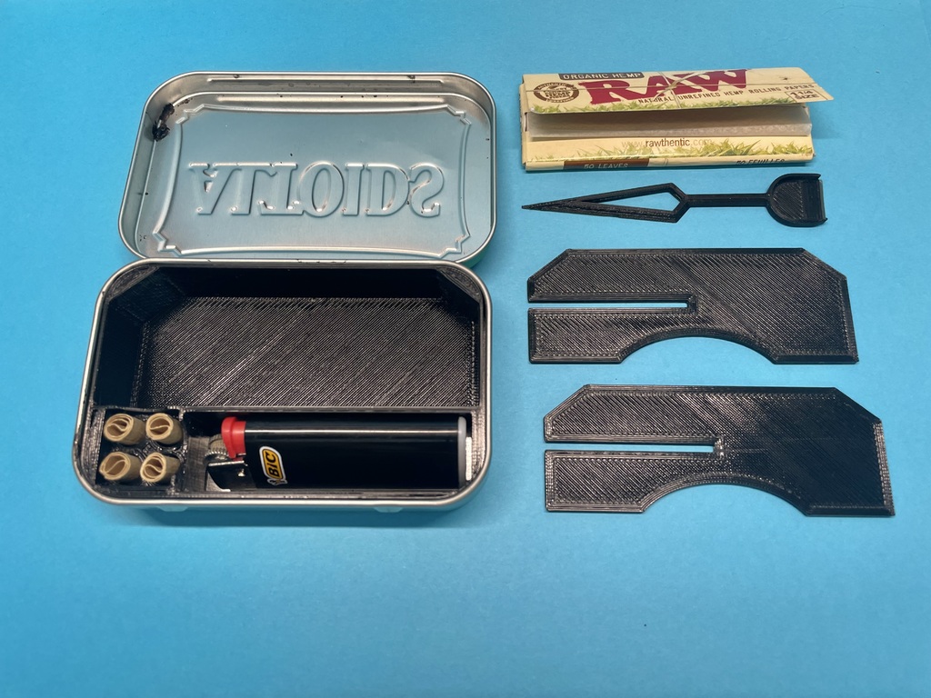 Altoids Tin Rolling tray Station 420 by FrightenEMU | Download free STL ...