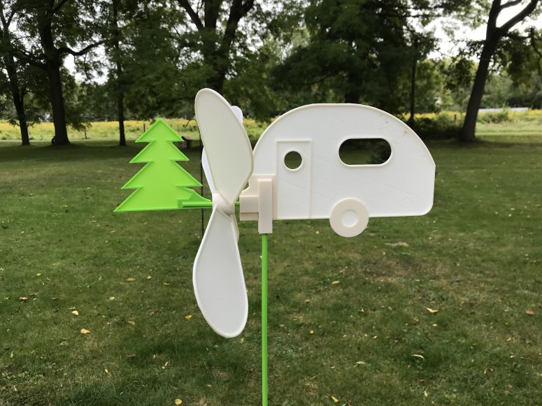 Trailer Wind Spinner Toy by Simple3D | Download free STL model ...