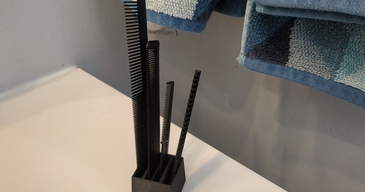 Comb Stand by Ethan Watson | Download free STL model | Printables.com