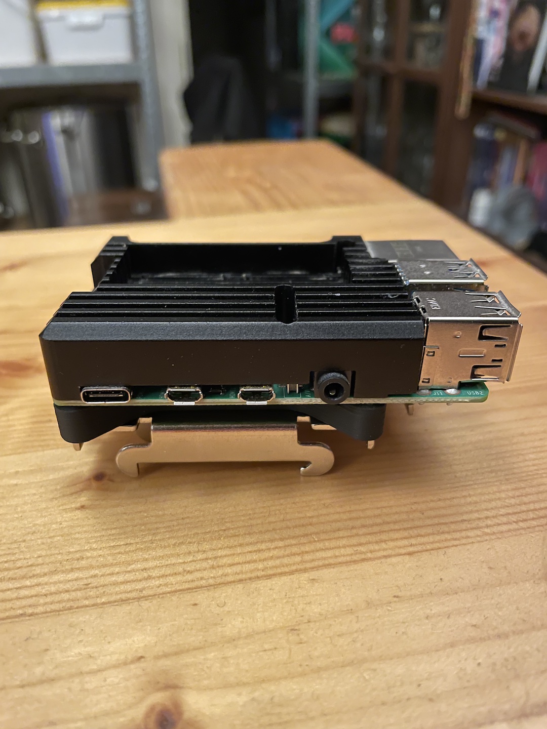 Raspberry Pi Armor Case Metal DIN Clamp Adapter by Grooviee | Download ...