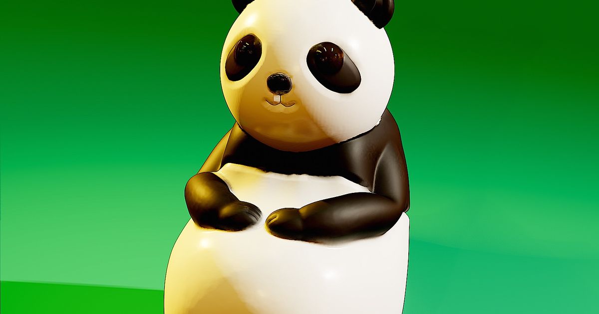 Panda by Justjosh | Download free STL model | Printables.com
