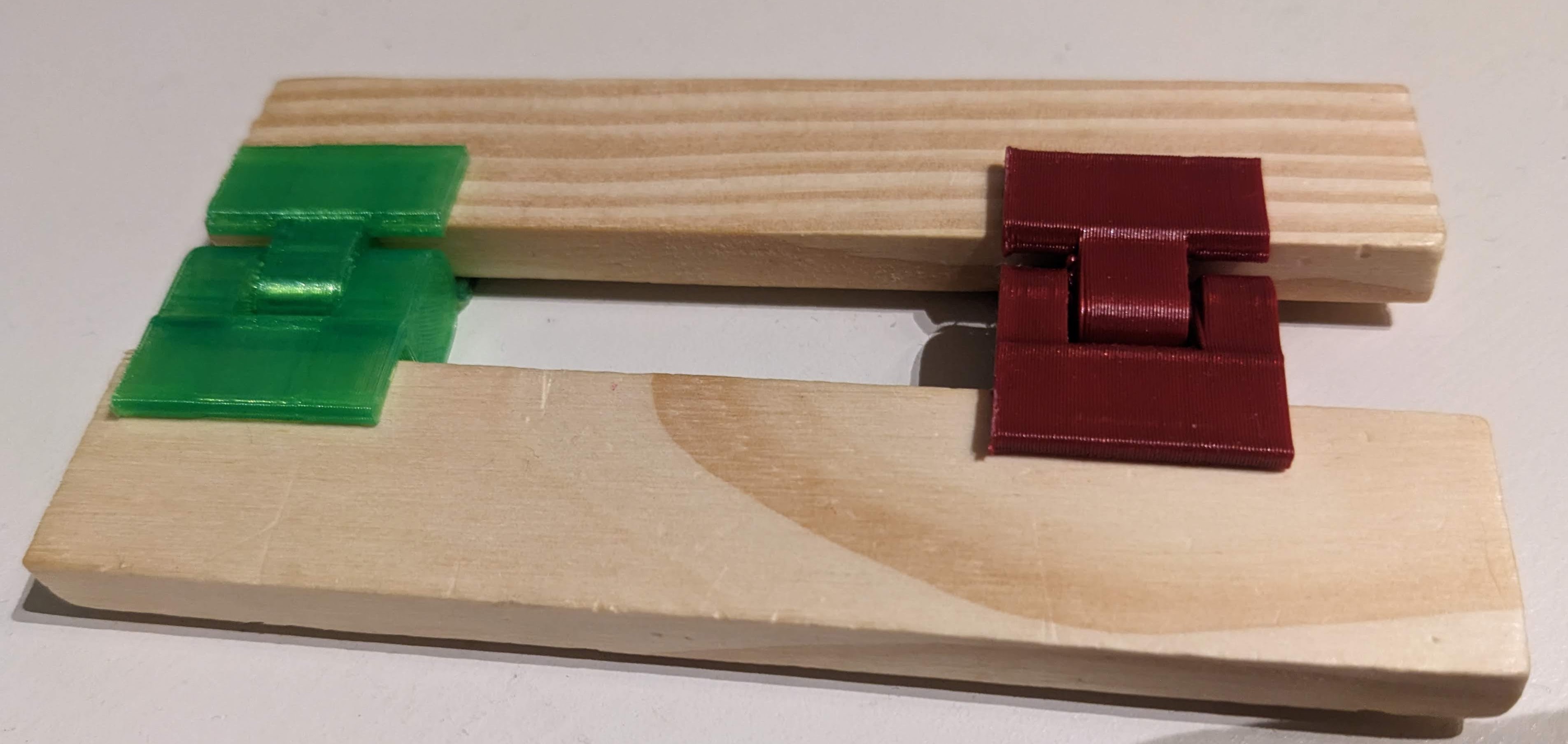 Kapla Hinge Connector by HeiLaut | Download free STL model | Printables.com