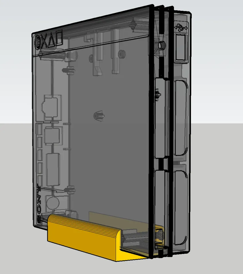 PS2 Slim Minimal Stand by mknrls | Download free STL model | Printables.com