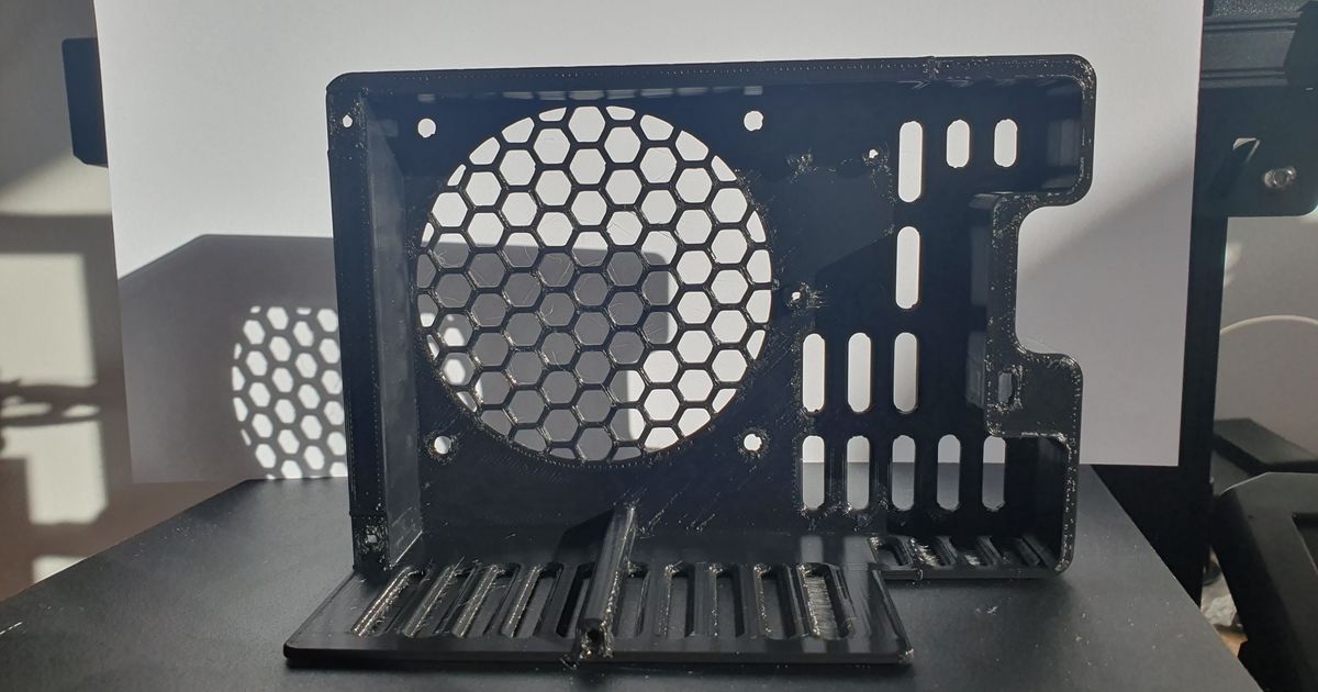 Ender 3v2/ Ender 3v2 neo Mainboard cover for 80mm x 25mm Fan (with ...