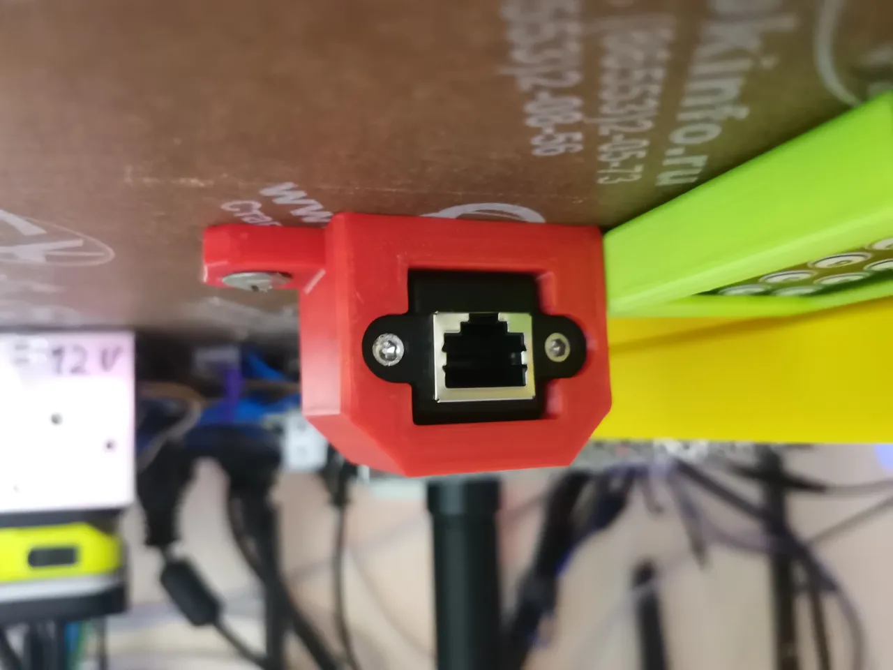 Lan mount RJ45 by TLS | Download free STL model | Printables.com