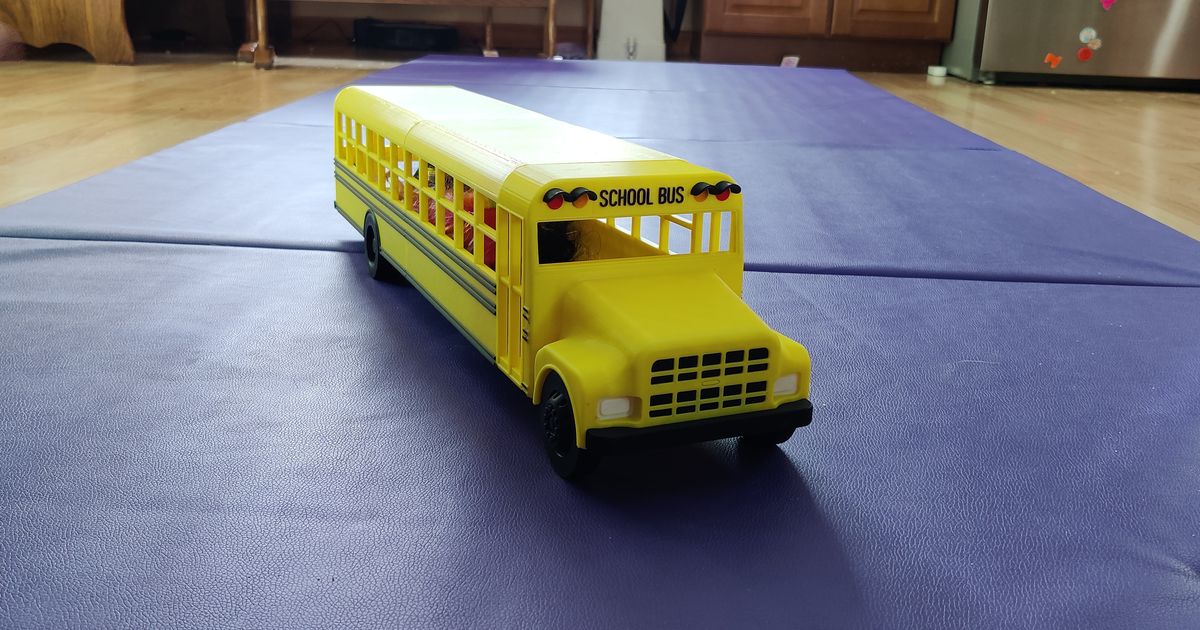 School Bus by profallout | Download free STL model | Printables.com