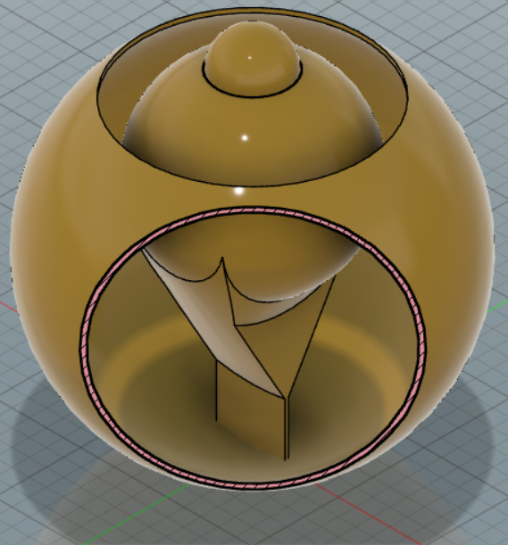 Cat Toy - sphere on spring by PBer | Download free STL model ...