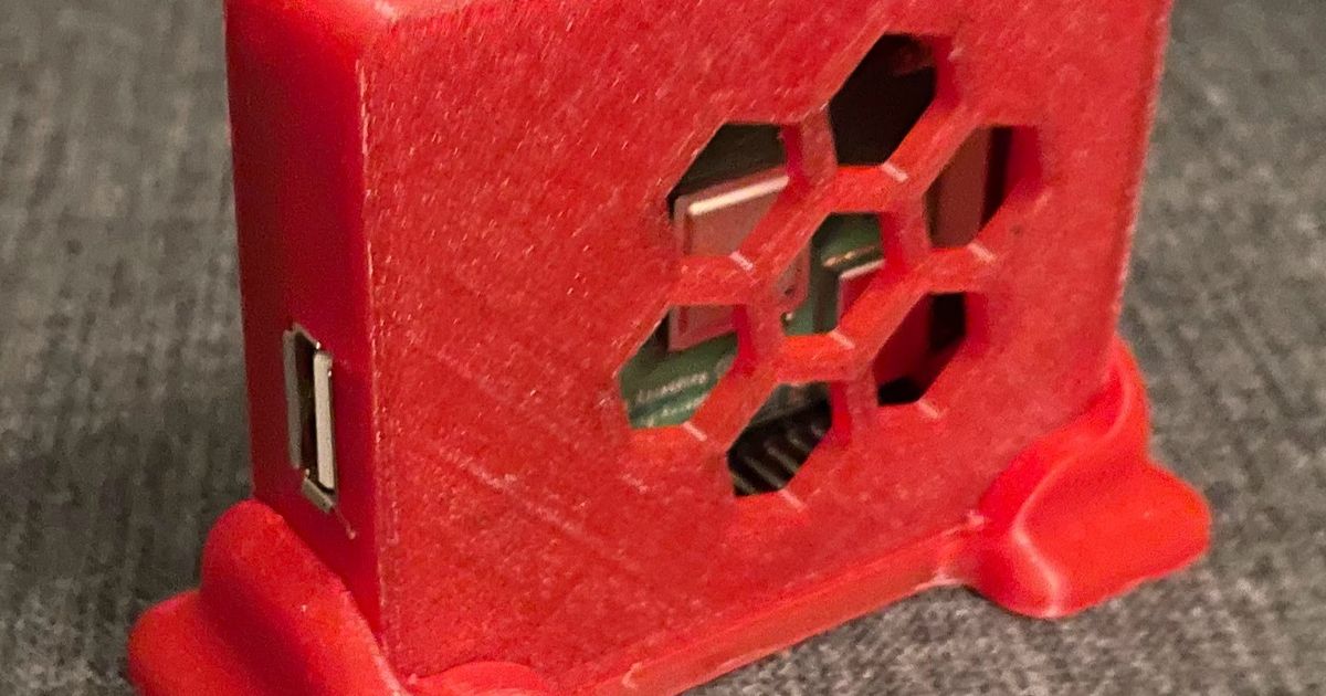 Stand for Pi 3A+ Case with Vents by Krail3D | Download free STL model ...