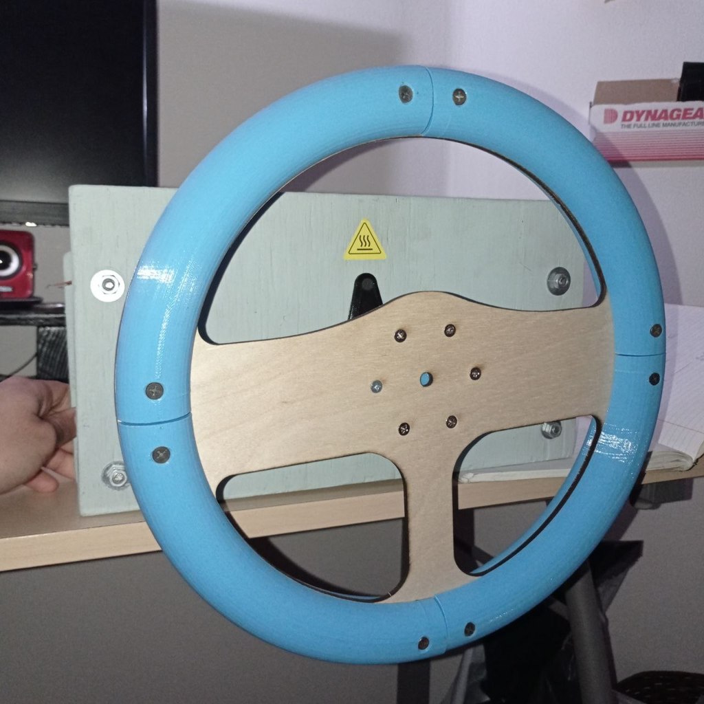 Racing Sim Steering Wheel by Gabriel Carrera | Download free STL model ...