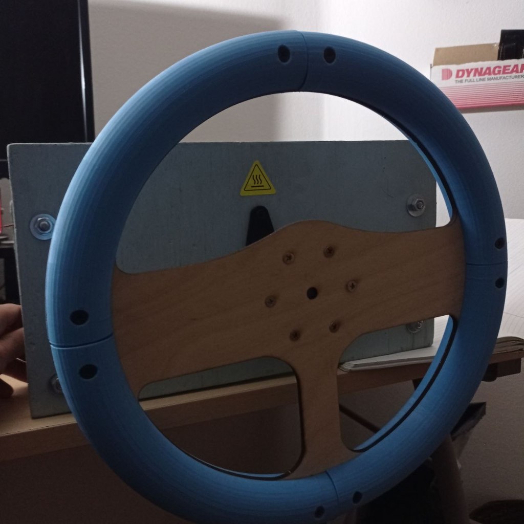 Racing Sim Steering Wheel by Gabriel Carrera | Download free STL model ...