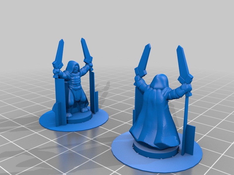 Khem Ra Khu Monk C with supports, printable by Brad Shannon | Download ...