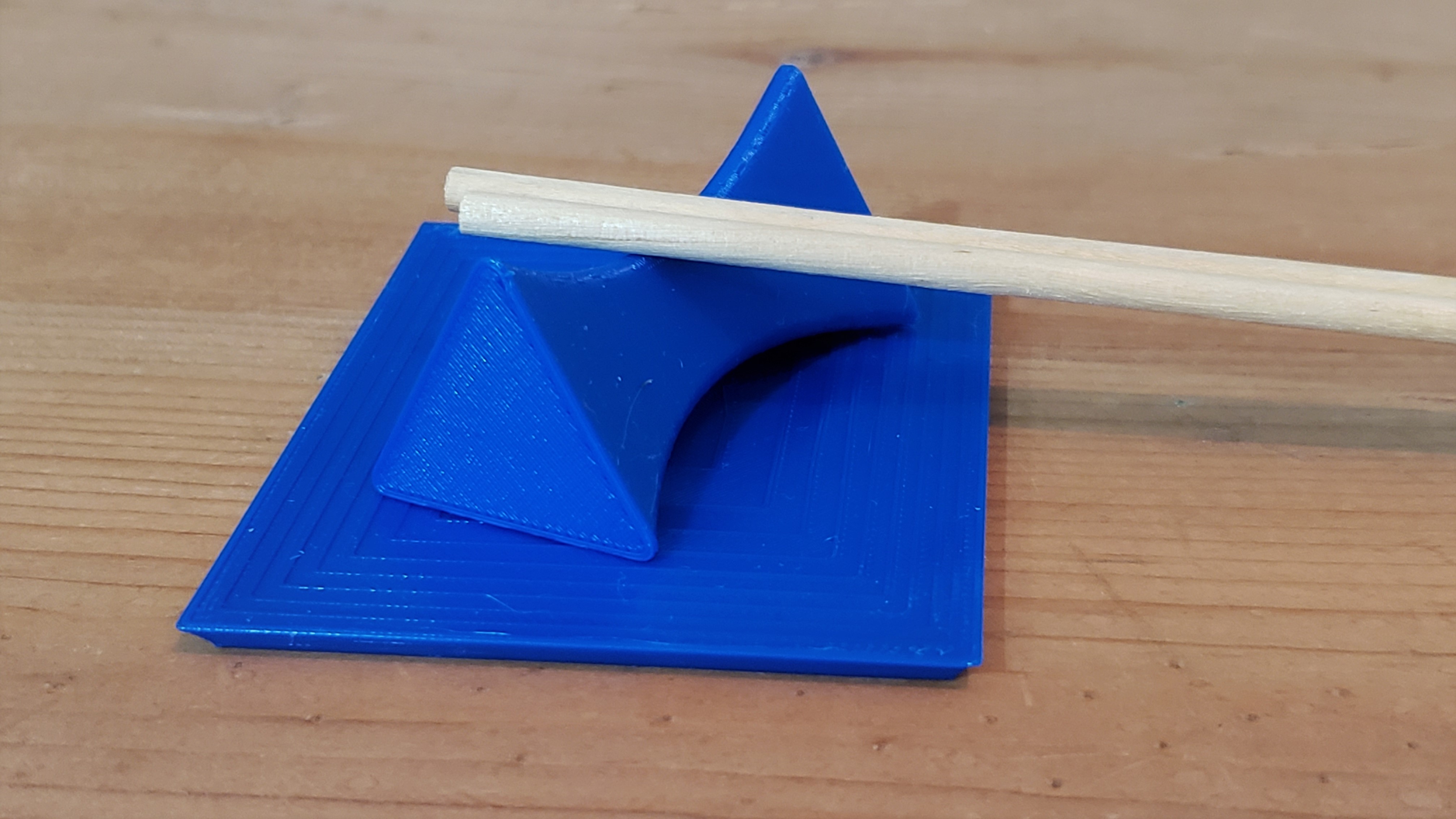 Simple Chopstick Stand & Dish by Belongs in the Trash | Download free STL model | Printables.com