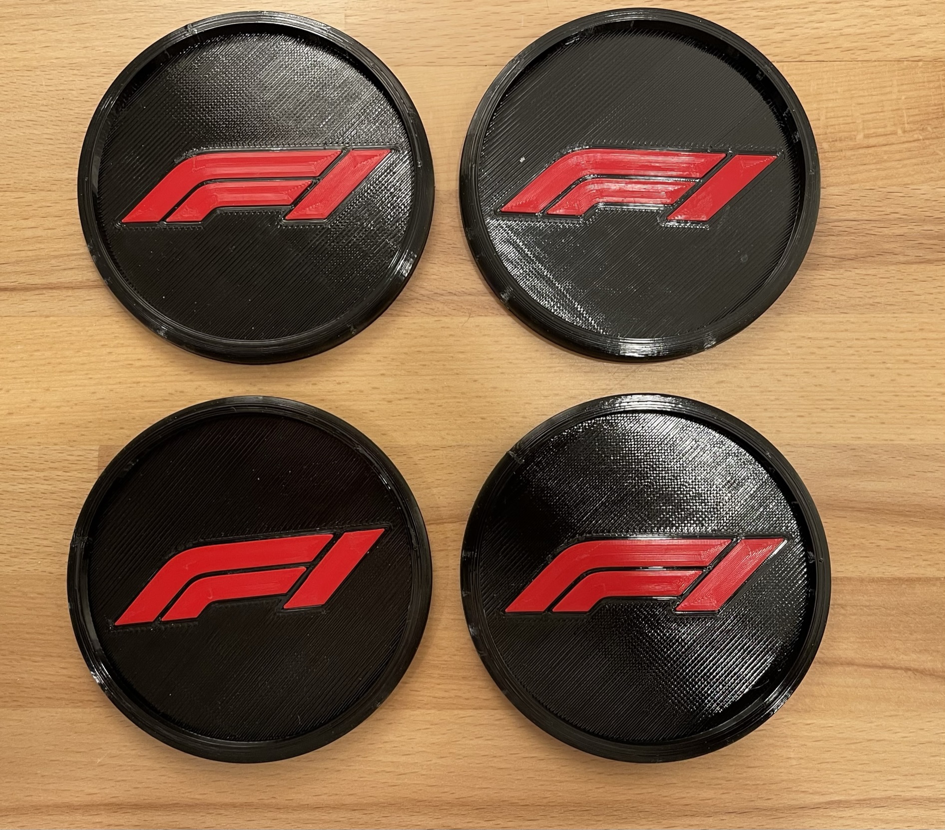 F1 Logo Coaster w/ Inlay by John L. | Download free STL model ...