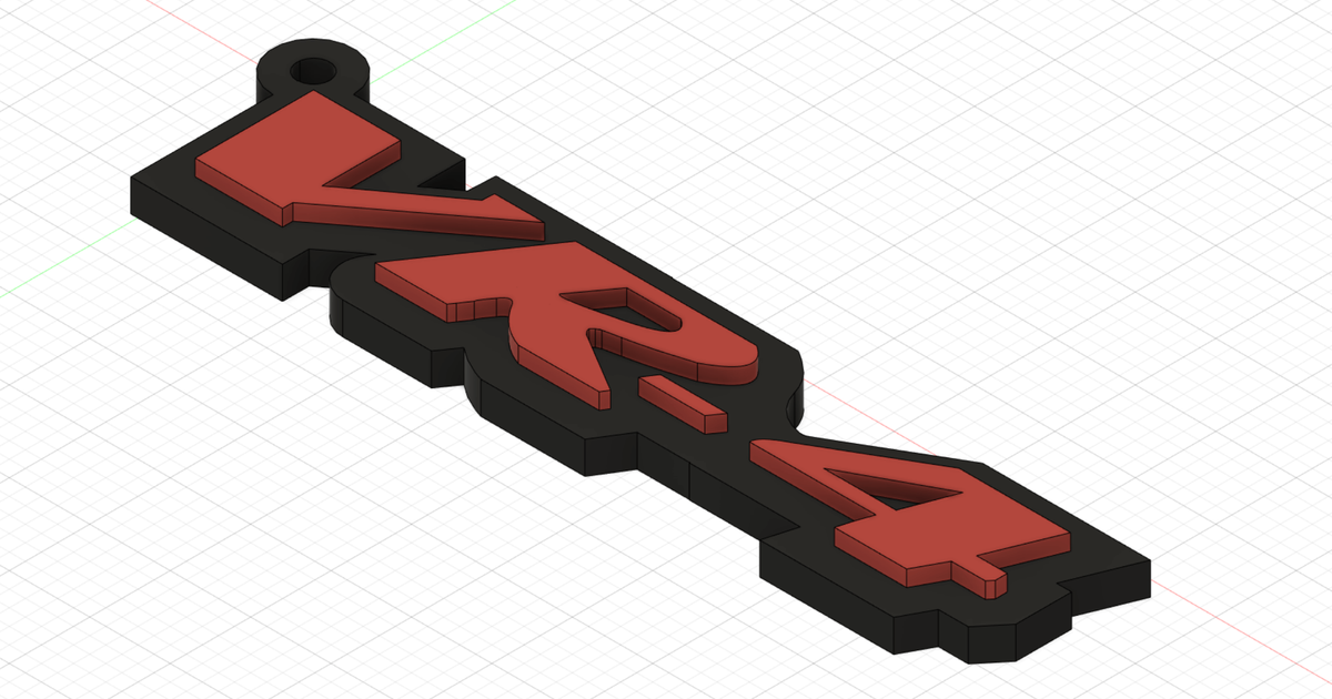Mitsubishi VR-4 Keychain by Toby | Download free STL model | Printables.com