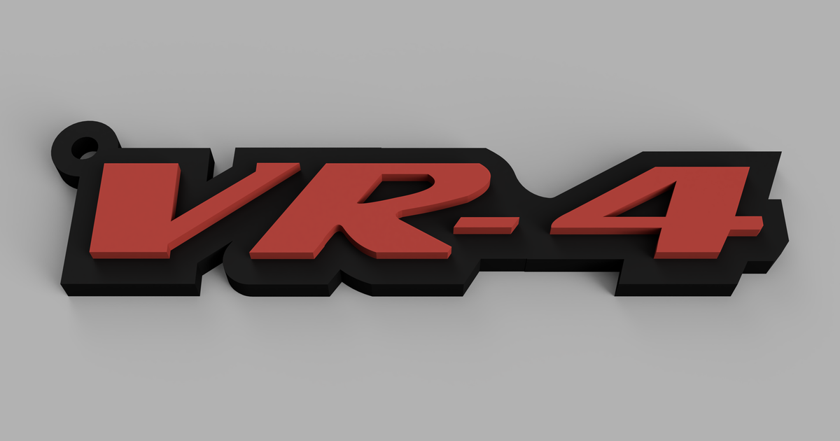 Mitsubishi VR-4 Keychain by Toby | Download free STL model | Printables.com