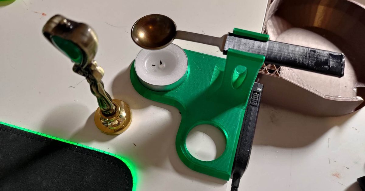 Wax Seal Spoon Holder by SBrigDesign | Download free STL model ...