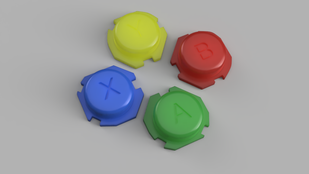 Switch Xbox style buttons by death4u | Download free STL model ...