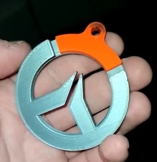 Overwatch Logo Keychain by Tony | Download free STL model | Printables.com