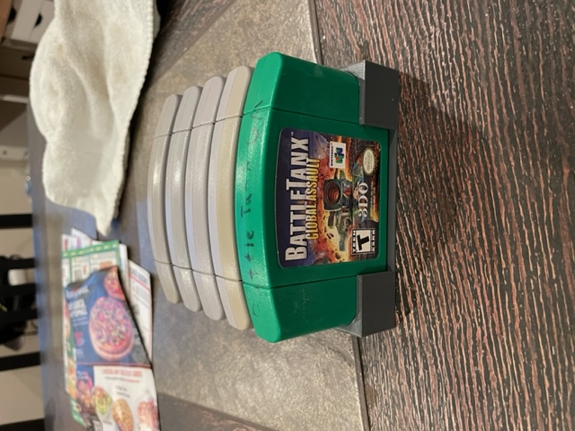 N64 Cartridge Holder with Logo by Mberk | Download free STL model ...