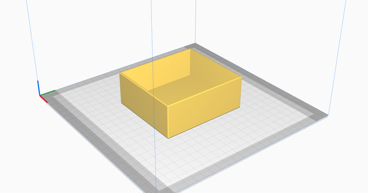 Simple Credit Card Storage Box by fouronenine | Download free STL model ...
