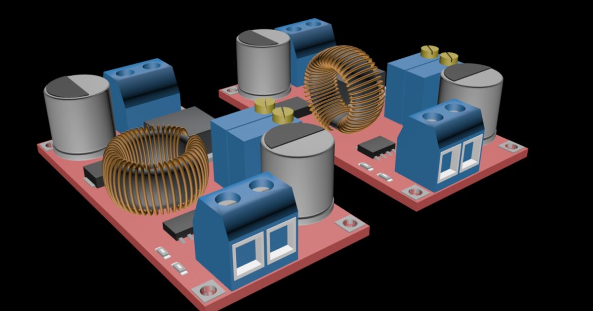 BASIC MODEL: XL4015E1 Buck Converter Step Down Module (2 Versions) by ...