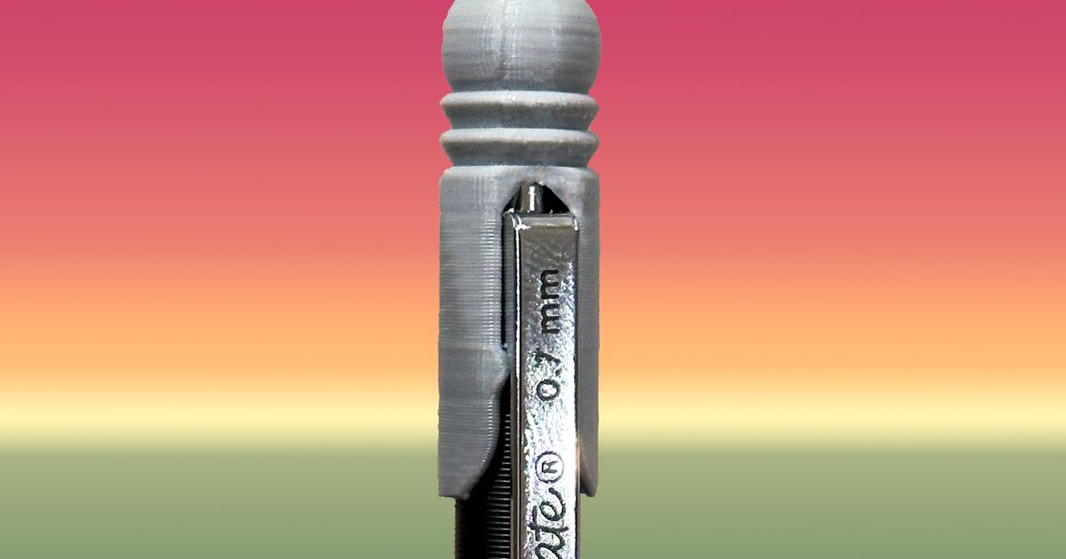 Mechanical Pencil Cap - Mark 2 - for Paper Mate Advanced by EasyE ...