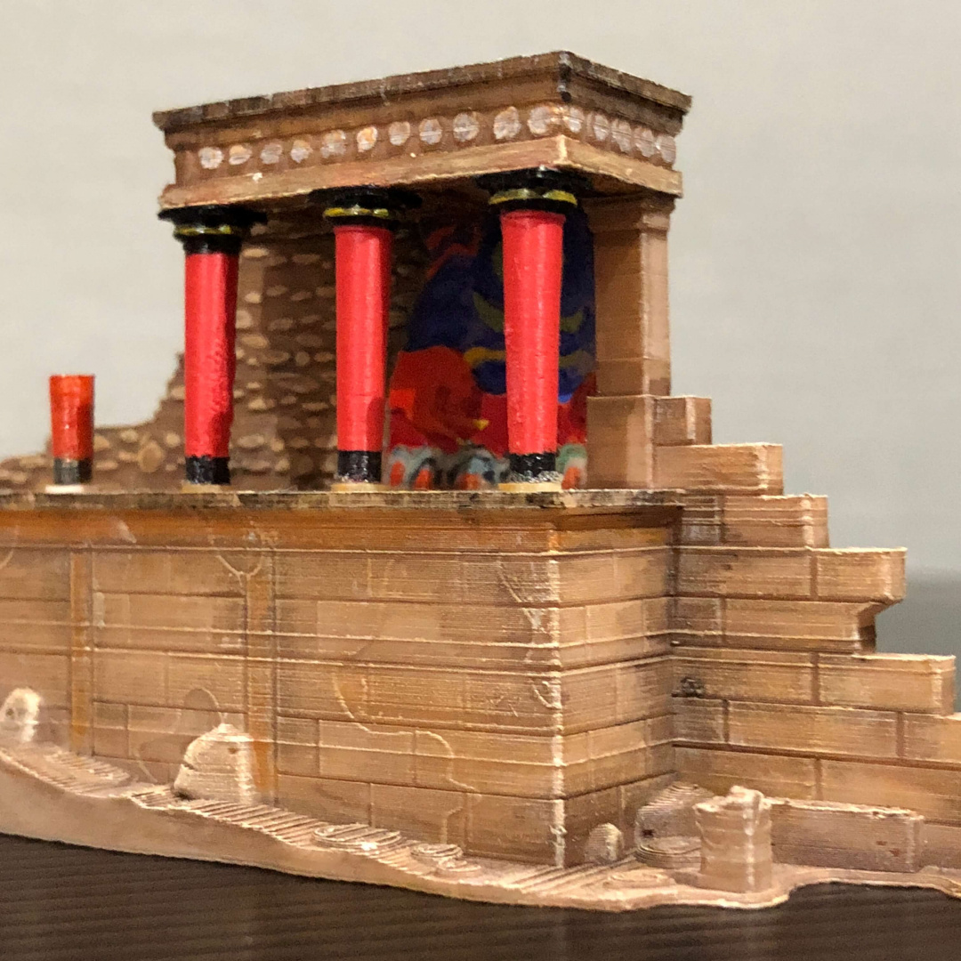 Knossos Palace - Crete , Greece by MiniWorld3D | Download free STL ...
