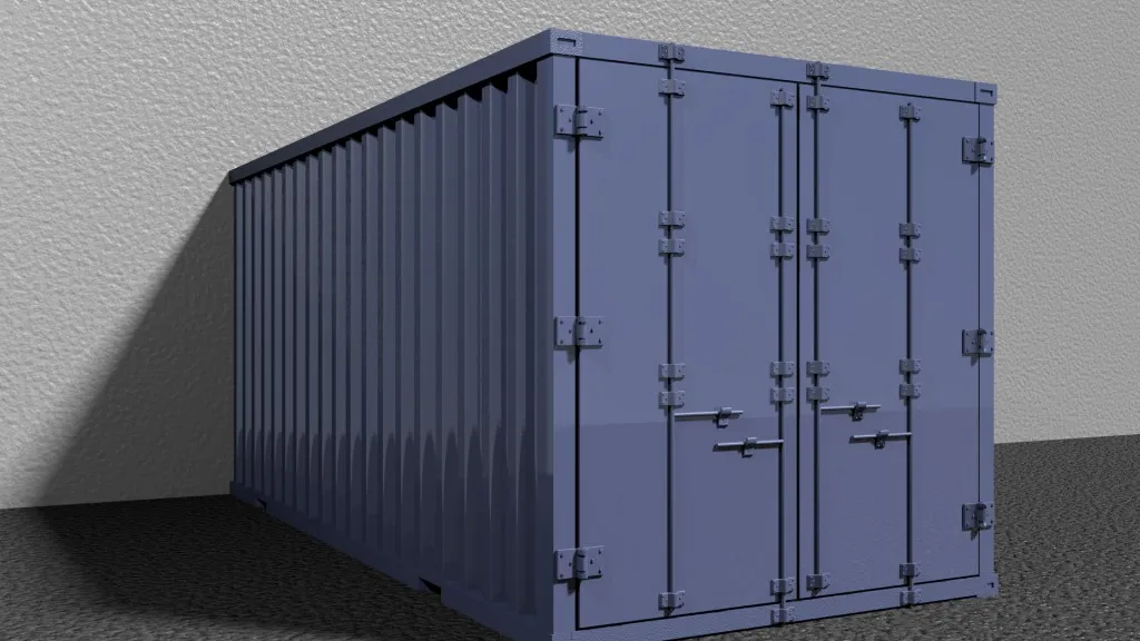 Shipping Container 20ft. by Books | Download free STL model ...