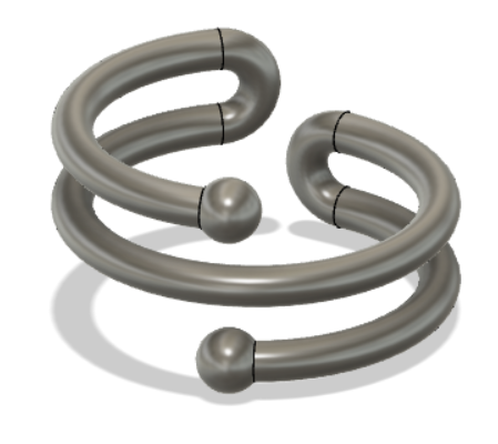 spiral ring by MaDaWa | Download free STL model | Printables.com