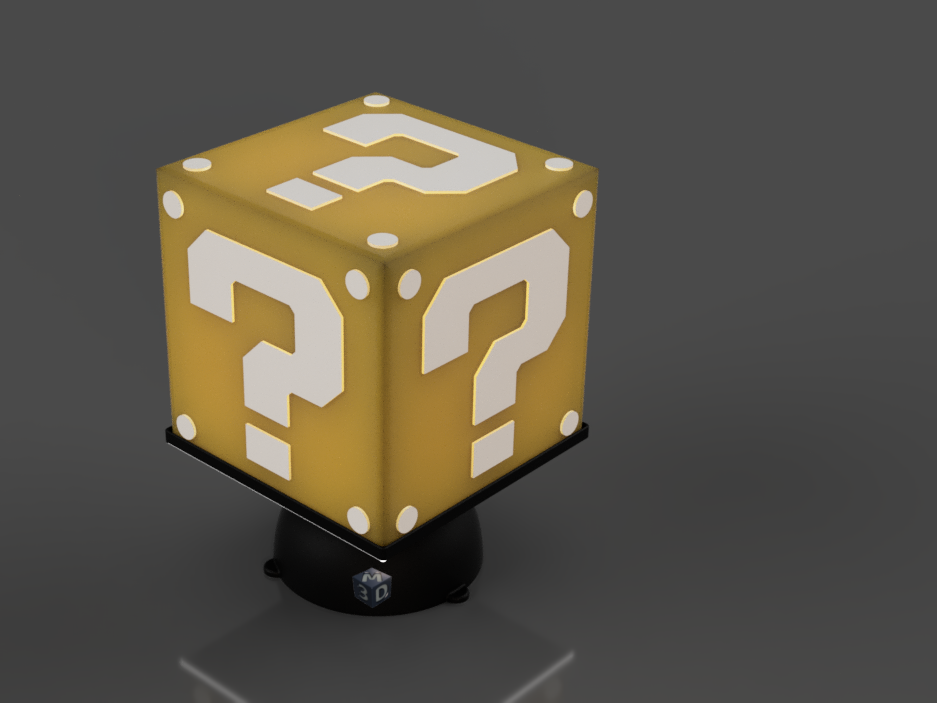 Question-Block Lamp by 3DMichel | Download free STL model | Printables.com