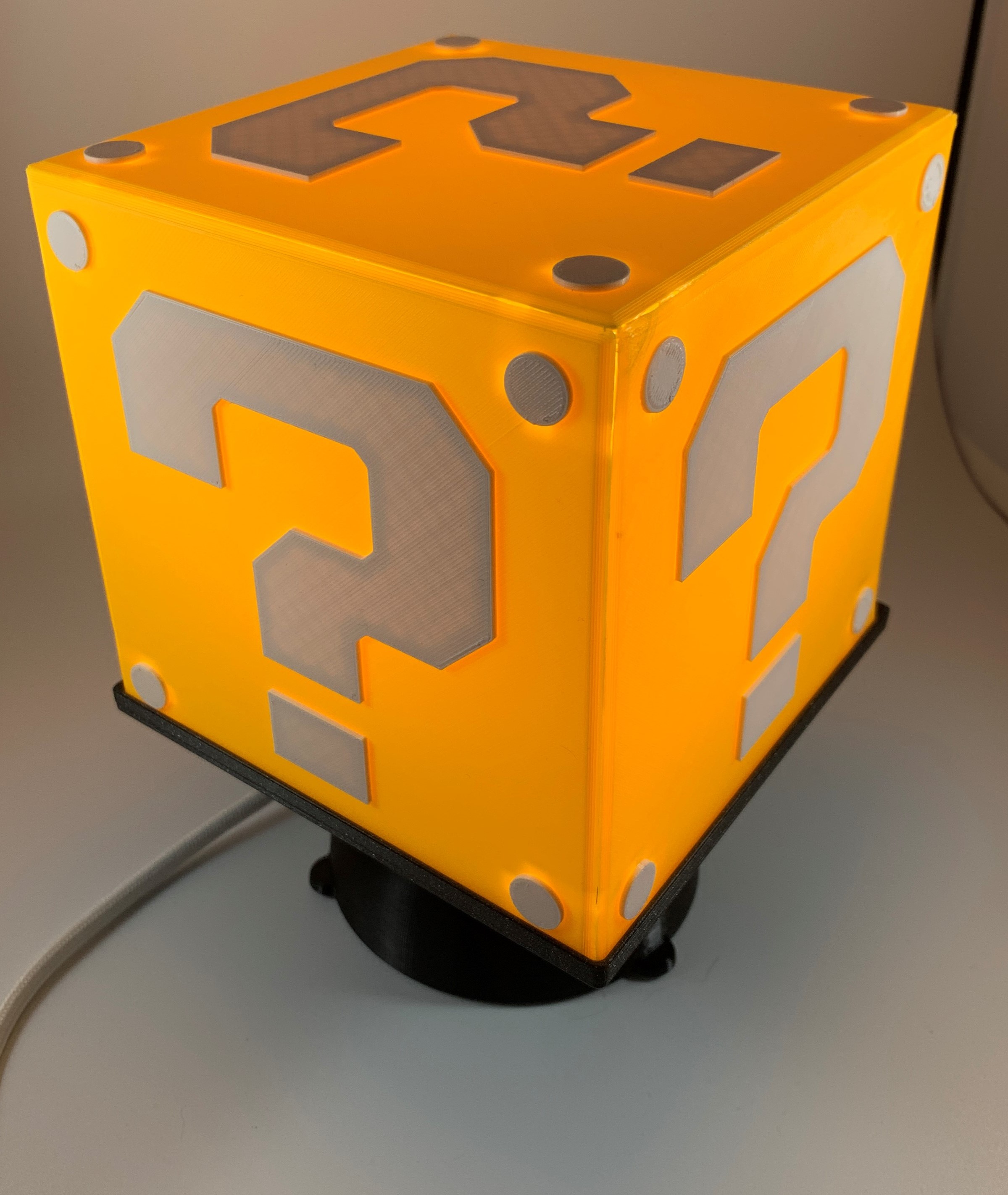 Question-Block Lamp by 3DMichel | Download free STL model | Printables.com