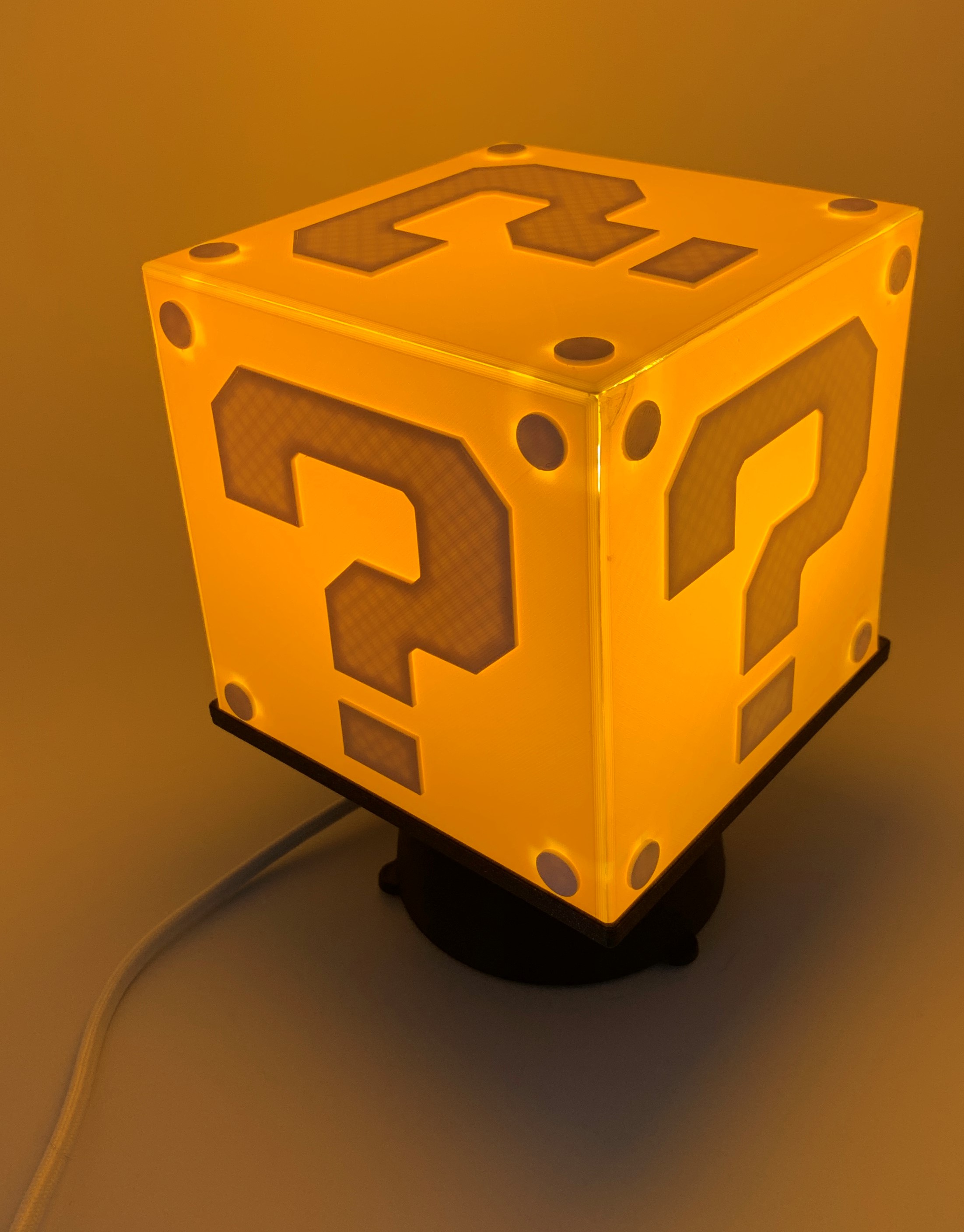 Question-Block Lamp by 3DMichel | Download free STL model | Printables.com