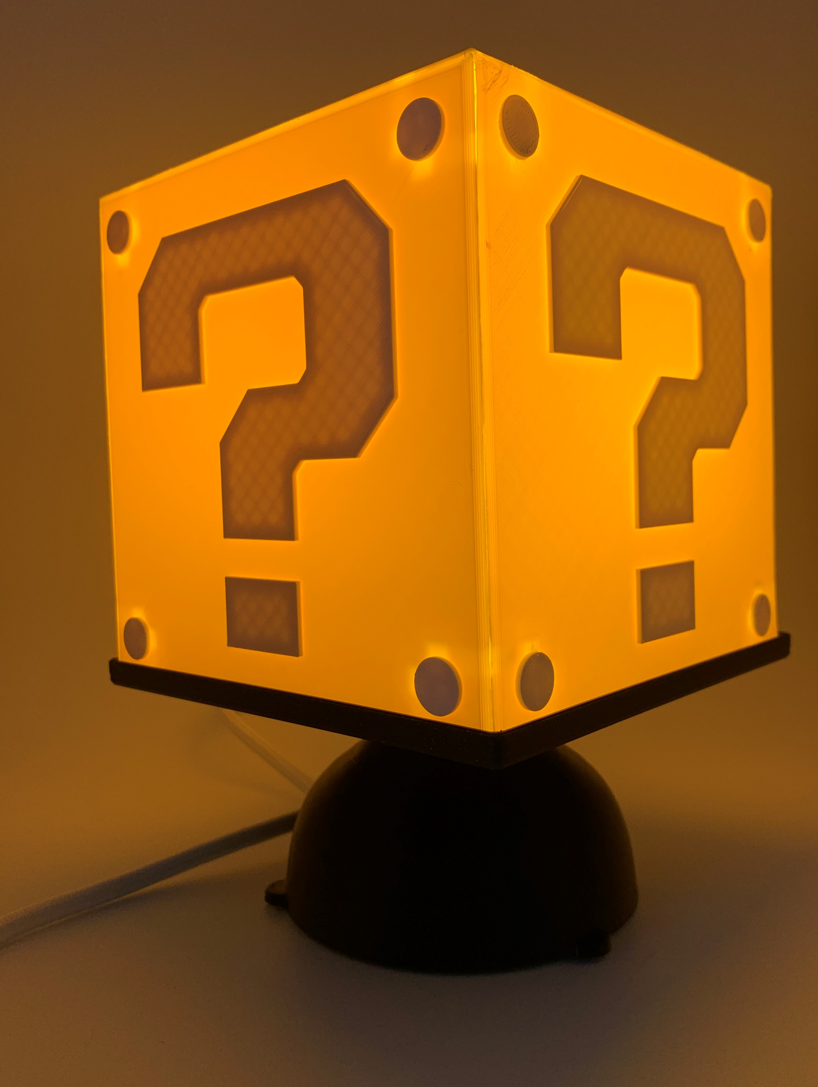 Question-Block Lamp by 3DMichel | Download free STL model | Printables.com