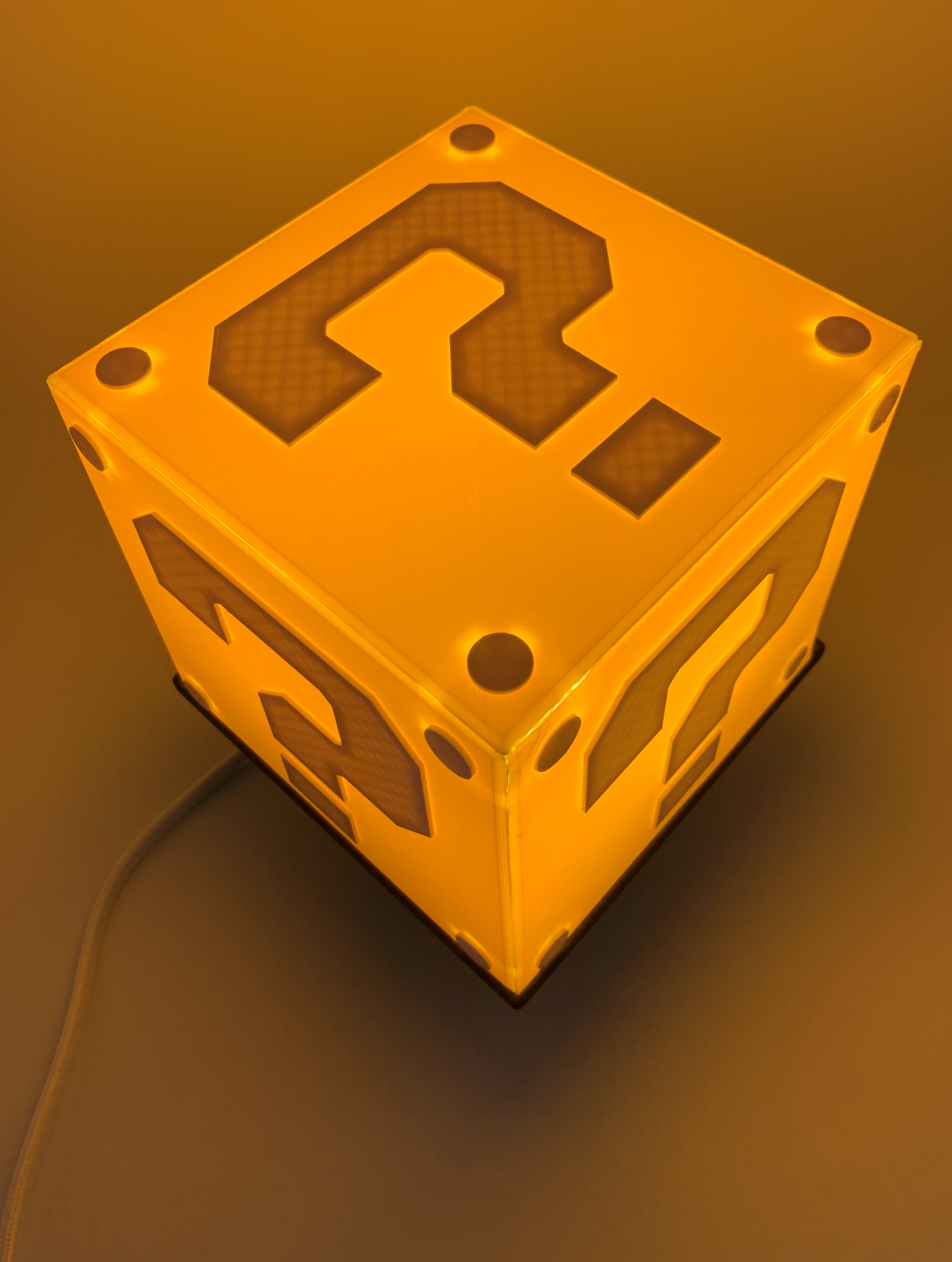 Question-Block Lamp by 3DMichel | Download free STL model | Printables.com