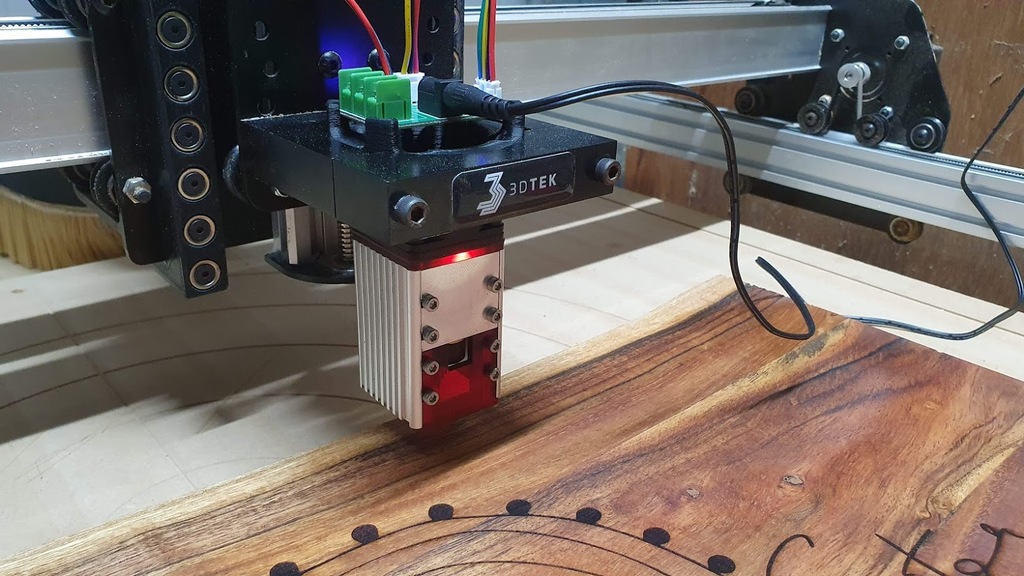 NEJE 30W Laser Module Spindle Mount Adapter (65mm) by Blythely ...