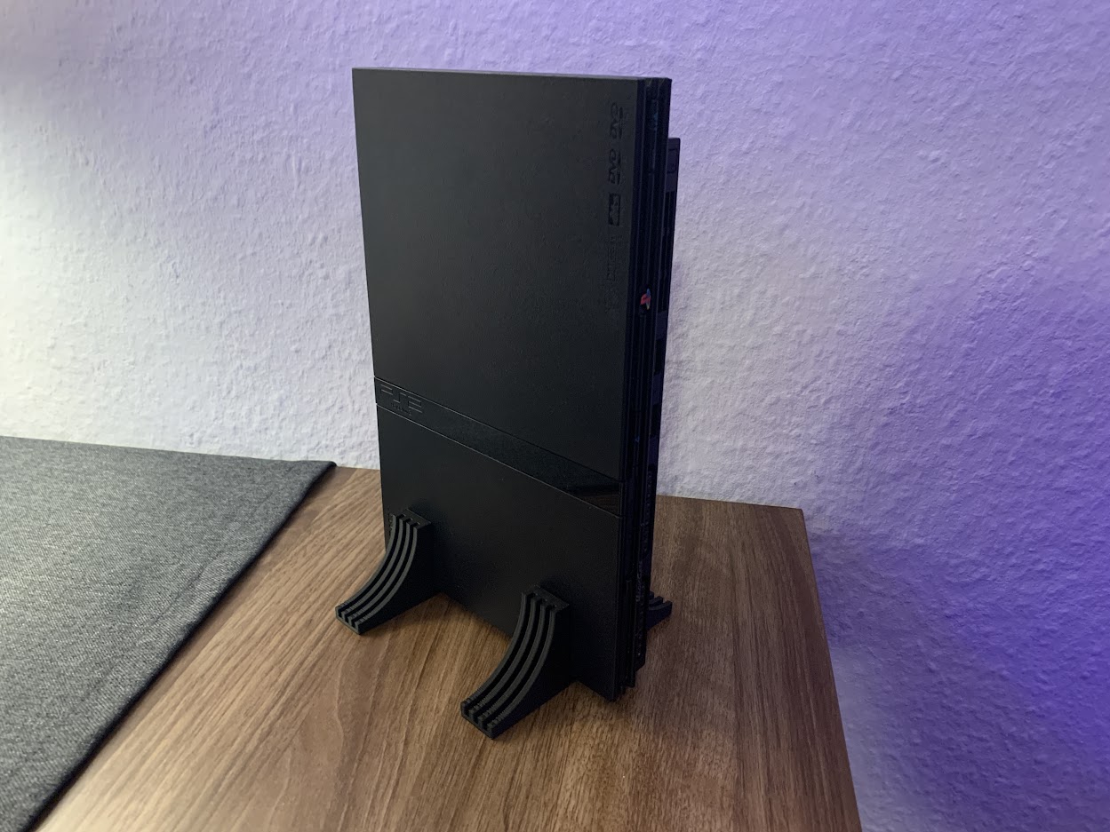 PS2 Slim Stand (Vertical) by cmuche | Download free STL model ...