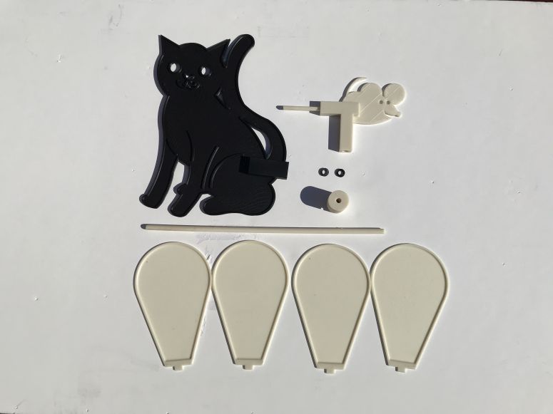 Cat & Mouse Wind Spinner Toy by Simple3D | Download free STL model ...