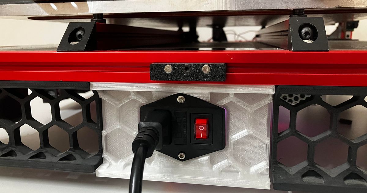 Front power inlet skirt for Voron 2 (2.4 R2) by chienhuycu | Download ...