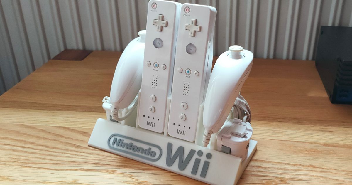 Nintendo Wii Controller Stand by schnurrri | Download free STL model ...