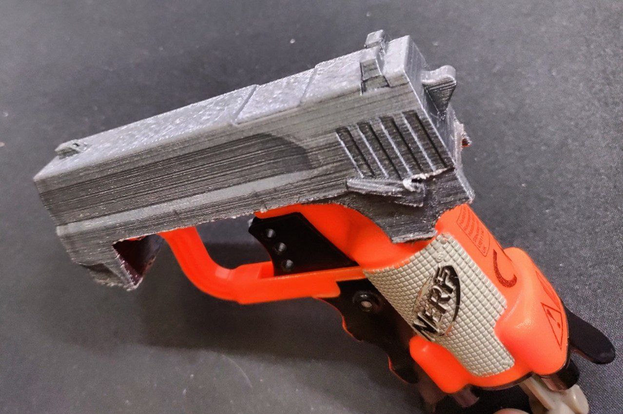 Nerf Jolt USP Mockup by EB Engineering | Download free STL model ...