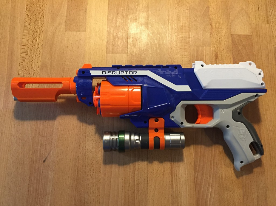 flashlight mount I nerf disruptor by sant_andy | Download free STL ...