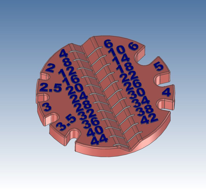 Round Metric Screw Measuring Tool (M2-M6, up to 48mm) by alexan_e ...