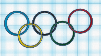 olympic rings by Gracie Goldammer | Download free STL model ...