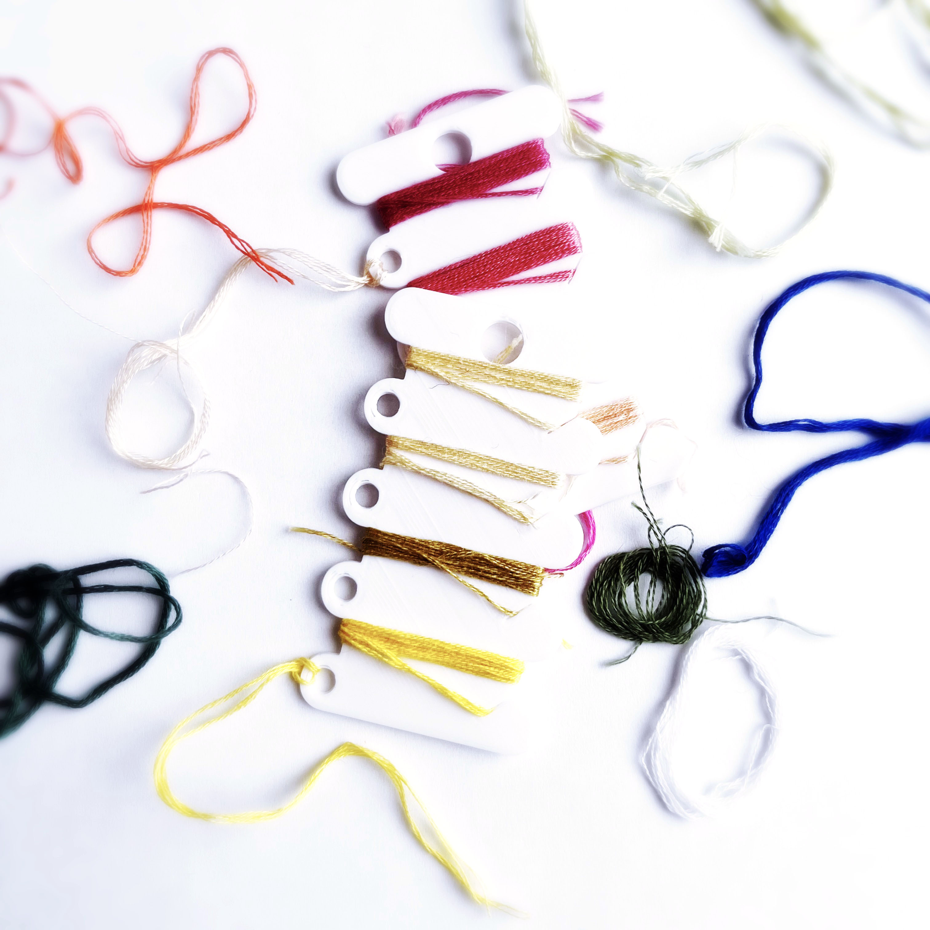 Embroidery Floss Organiser Cards by dcortes | Download free STL model ...