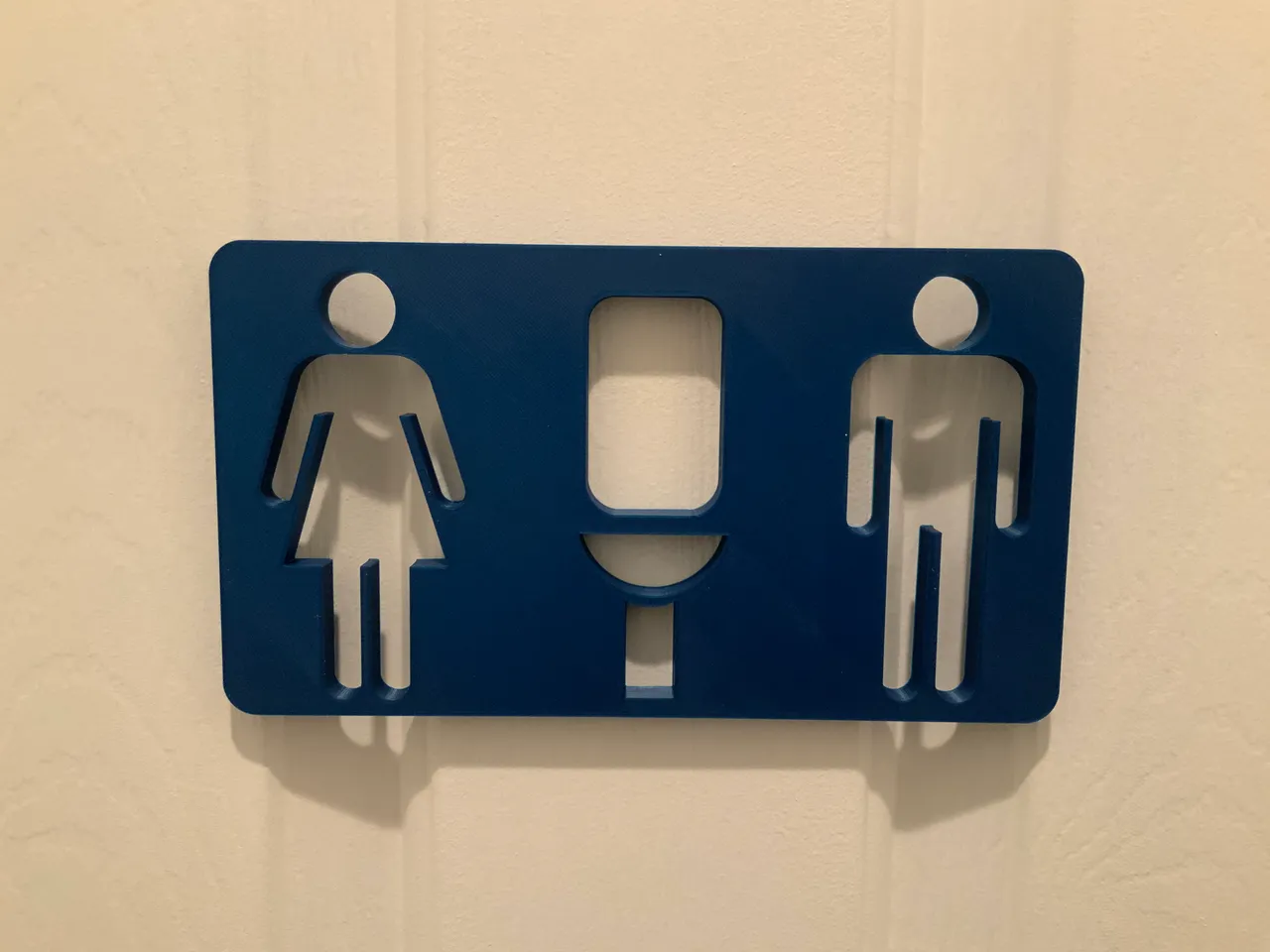 Airplane Bathroom Sign by Joe Matusic, MD | Download free STL model ...