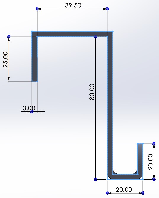 Simple Door Hook / Hanger - 39mm Door by ap.engineering | Download free ...