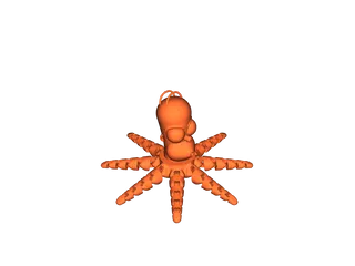 Homer octopus by guigui_la_moutarde | Download free STL model ...