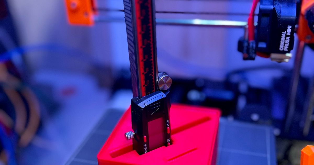 Gridfinity Vinca Caliper and ruler holder by geekifier | Download free ...